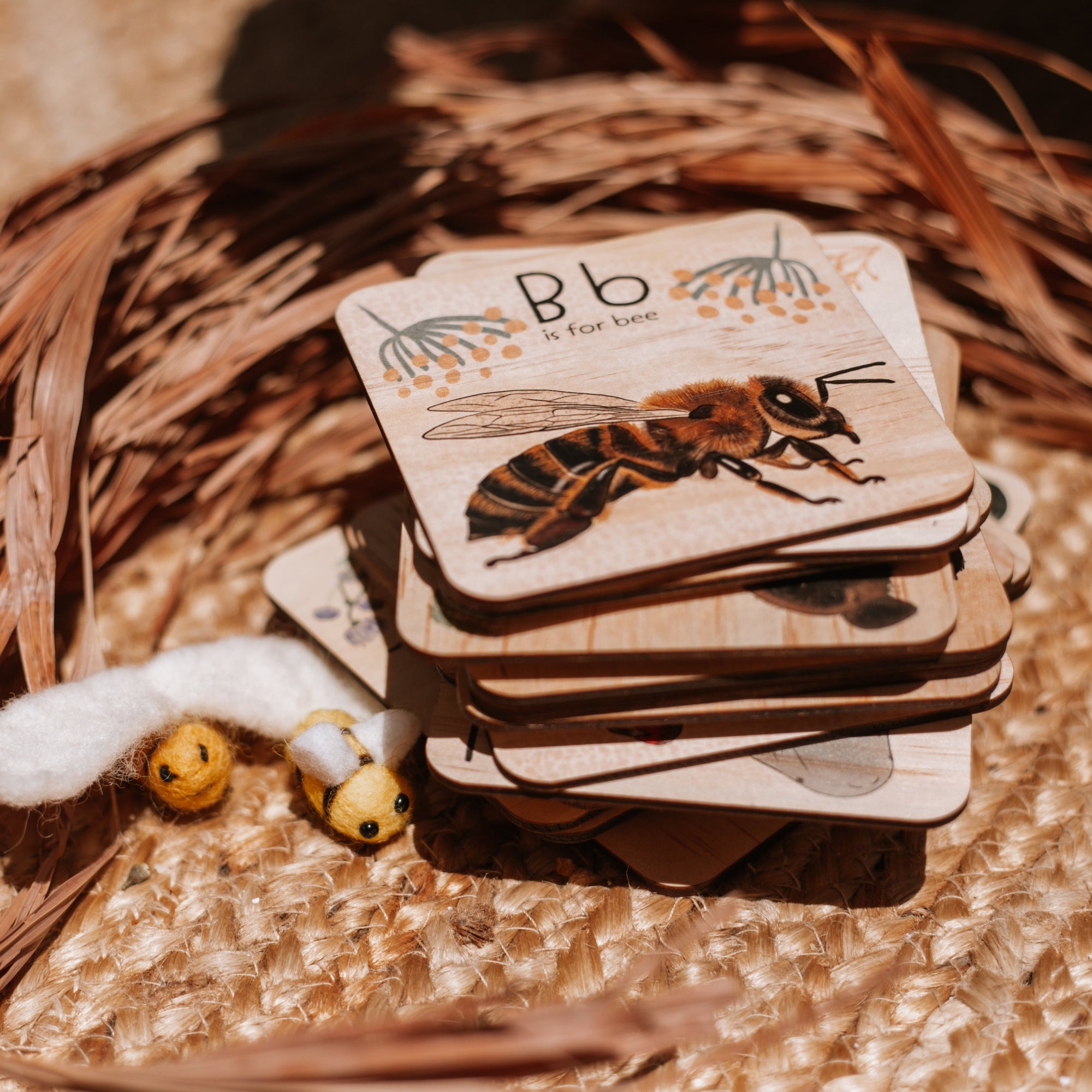 ABC Timber Educational Toy (Natural) | Timber Kids – Timber Kids