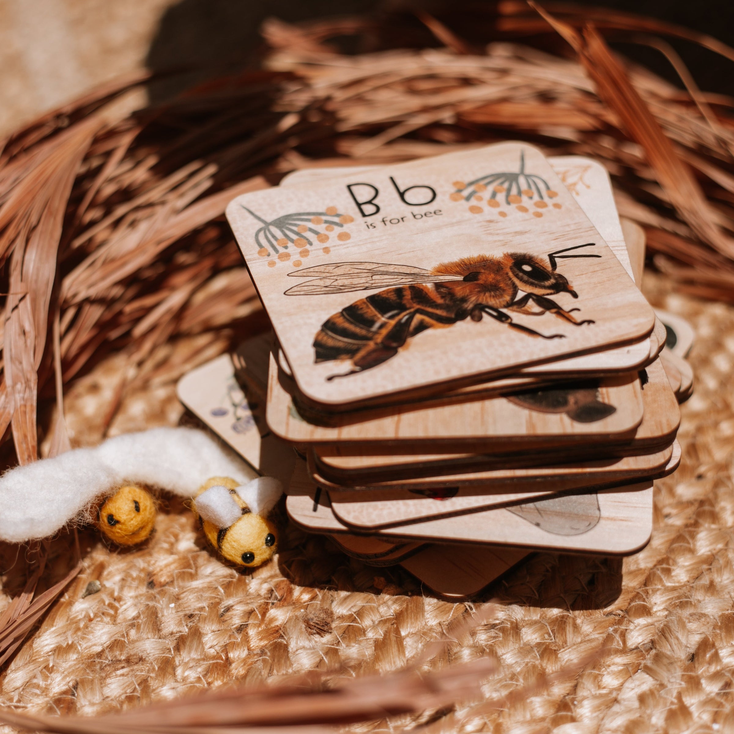 ABC Timber Educational Toy (Natural) | Timber Kids – Timber Kids