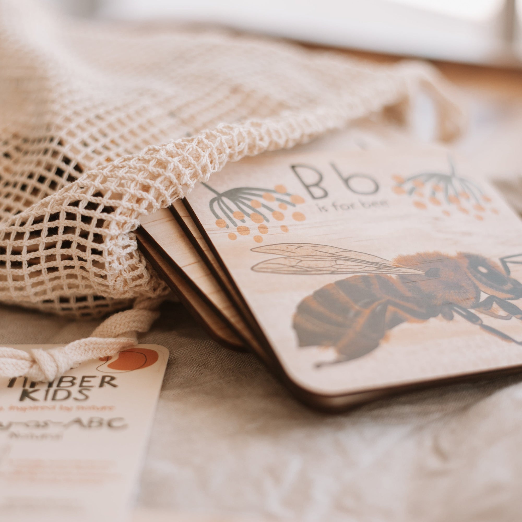 ABC Timber Educational Toy (Natural) | Timber Kids – Timber Kids